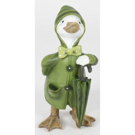 BURI Figur Ente Garten Dekoration Statue Skulptur Außen Rasen Beete ...