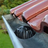 Fallrohrfilter 2er-Set Regenrohrfilter Dachrinne Fallrohr Laubsammler ...