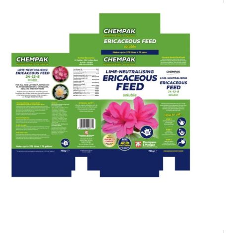 Chempak Ericaceous Plant Fertiliser 750g x 2