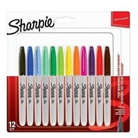 Set di Pennarelli Sharpie 2065404 Multicolore 12 Pezzi