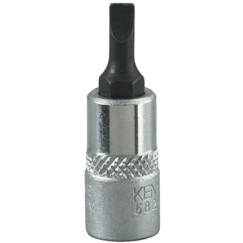 Kennedy 4mm Slotted Screwdriver Socket Bit 1/4" Square Drive