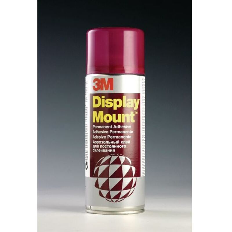3M Display Mount Permanent Adhesive Spray CFC Free 400ml 7000116738