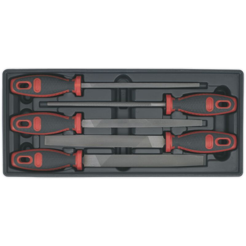 Sealey Tool Tray with Engineer s File Set 5PC