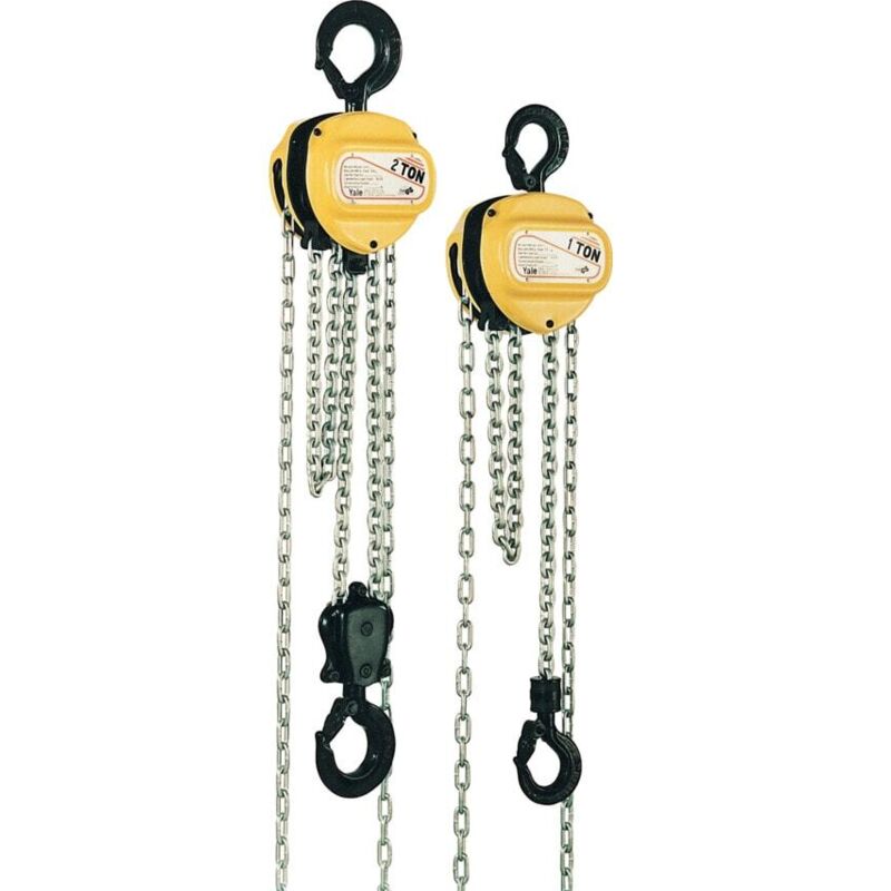 Yale VS III 0.5 Toner Hand Chain Hoist 1 Fall of Chain