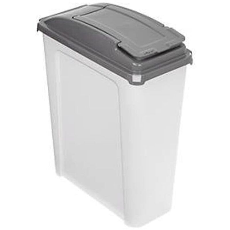 Wham Storage Cool Grey Container & Lid 25 Litre