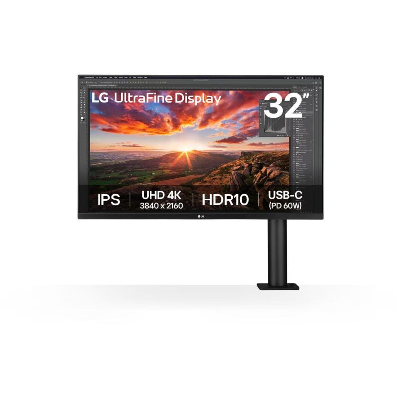 Lg UN880 32in 3840 x 2160 Pixels 4K Ultra HD IPS Panel HDMI DisplayPort ...