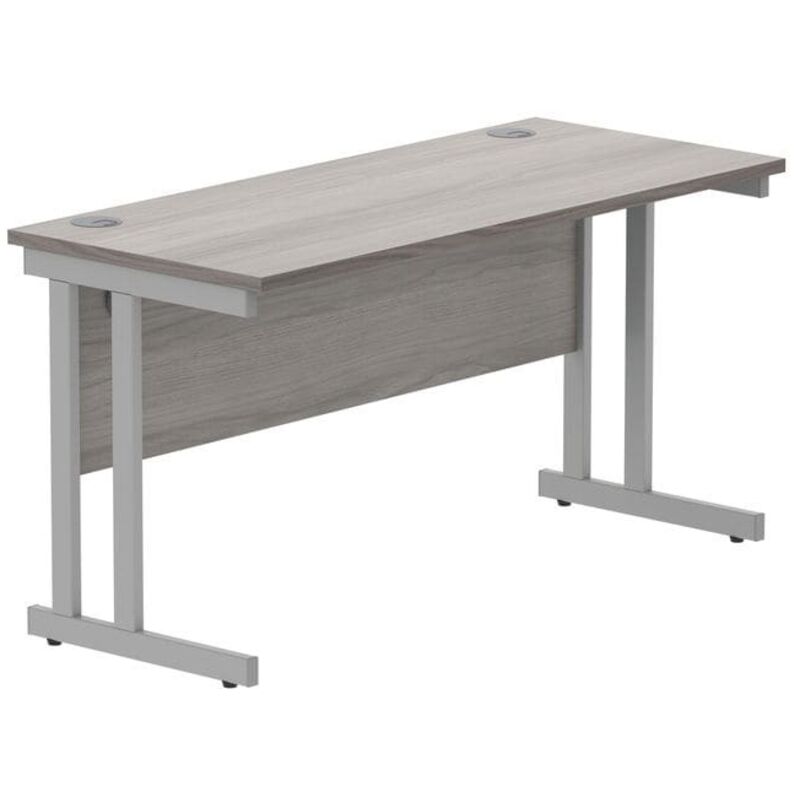Polaris Rectangular Double Upright Cantilever Desk 1400x600x730mm ...