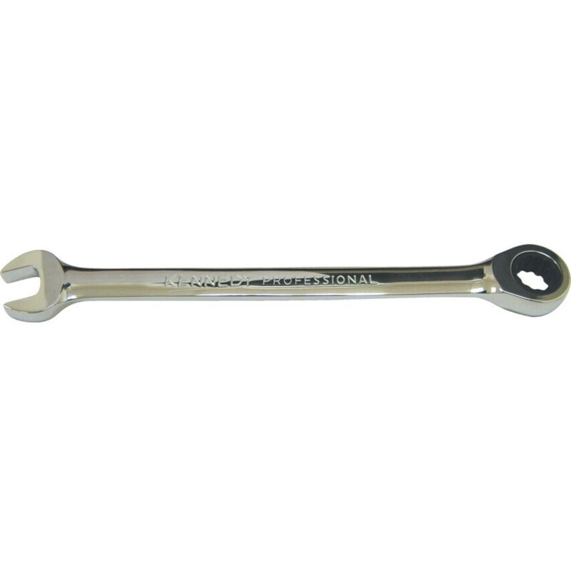 Kennedy Pro Imperial Combination Ratchet Spanner Fixed Head 3 8in