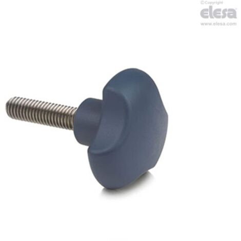 ELESA Solid knob-VTT.40-SST-p-M8x20-MD