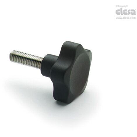ELESA Solid lobe knob-VC.692/50-SST-p-M10x45