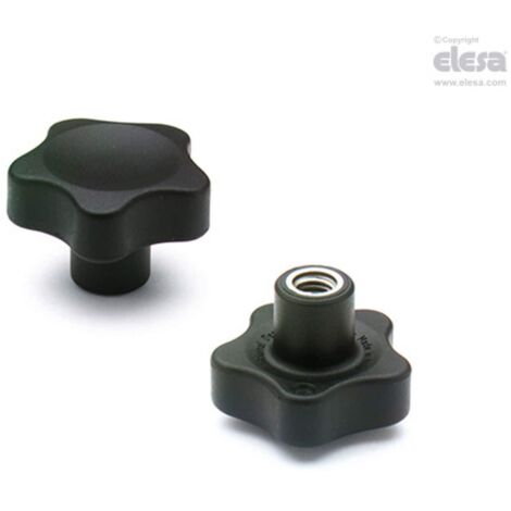 ELESA Solid lobe knob-VC.692/60-SST-M12