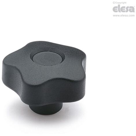 ELESA Lobe knob-VCT.40 AZ-M8-C9 Black