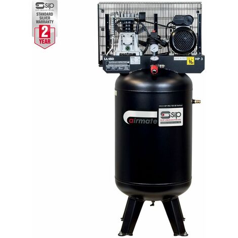 SIP SIP VN3/150-SB Vertical Belt Drive Compressor
