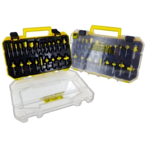 FAMAG TCT Router Bit Set 'Profi Line' 12 Pieces in Plastic Box, 3382812