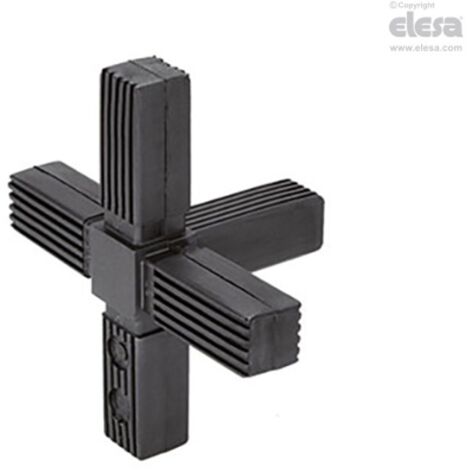 ELESA STC Square Tube Connectors Technopolymer and Steel Tridimensional ...