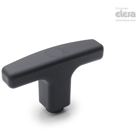 ELESA Adjustable T-Handle-L.652-X/67 B-M5
