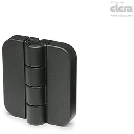 ELESA CFQ Hinges with screw-covers Technopolymer Pass-through holes for ...
