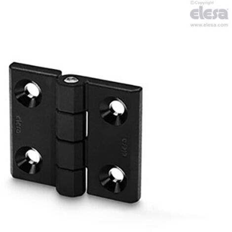 ELESA CFM Hinges SUPER-technopolymer Pass-through holes for countersunk ...