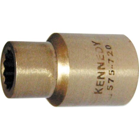 Kennedy 12mm Spark Resistant Socket 1/2" Square DR Al-Br