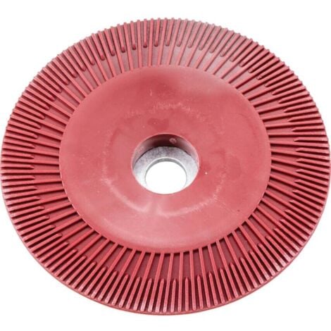 3M High Performance Ribbed Back-Up Pad, 115 mm, Red