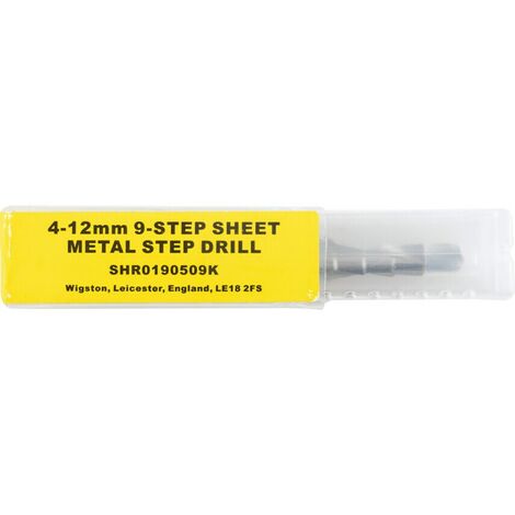 Sherwood 4-12MM 9-Step Sheet Metal Step Drill