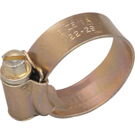 Matlock 6 Zinc Plated Hose Clips- you get 5