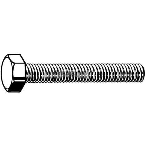 Qualfast M10X25 Hex Head Set Screw H/D Galvanised (GR-8.8)- you get 5