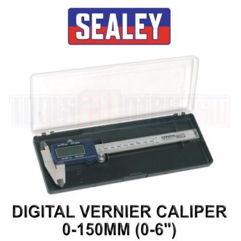 Sealey Digital Vernier Caliper 0-150mm (0-6")