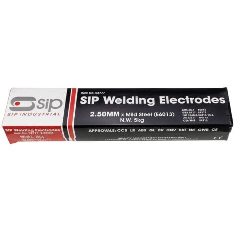 SIP SIP 5kg x 2.5mm 6013 Mild Steel Electrodes