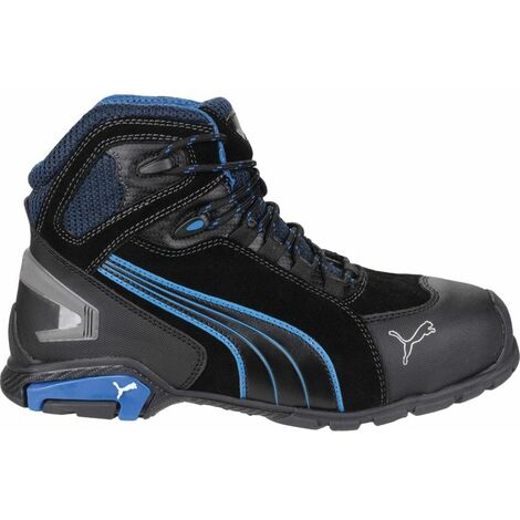Puma Rio Mid Black Safety Boots - Size 10