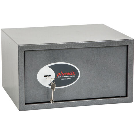 Phoenix Phoenix Home and Office Size 3 Security Safe Key Lock Graphite ...