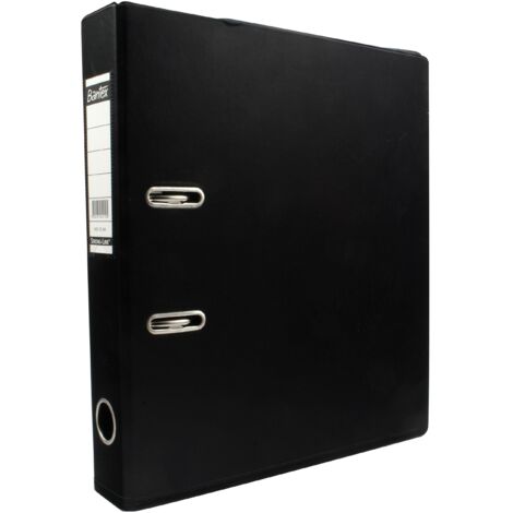 Elba Lever Arch File Plastic A4 50mm Spine 40mm Capacity Black 100202102