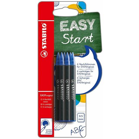 Stabilo STABILO EASYoriginal Refills Blue (Pack 6)
