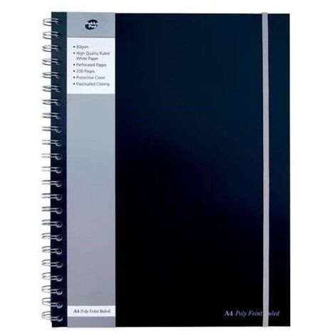 Pukka Pad Pukka Pad Jotta A4 Wirebound Polypropylene Cover Notebook ...