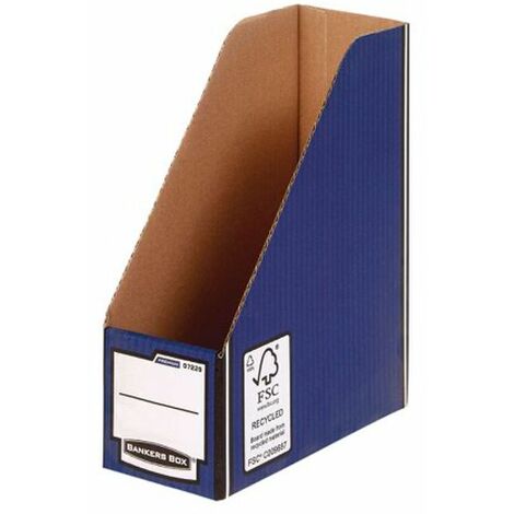 Bankers Box Fellowes Pemium Magazine File Blue (Pack 5) 0722907