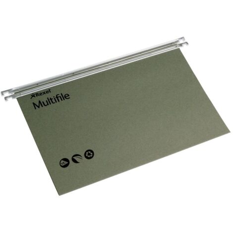 Rexel Rexel Multifile A4 Suspension File Manilla 15mm V Base Green ...