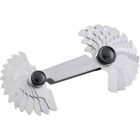 Kennedy 30 Blade Screw Pitch Gauge 60 Degrees American