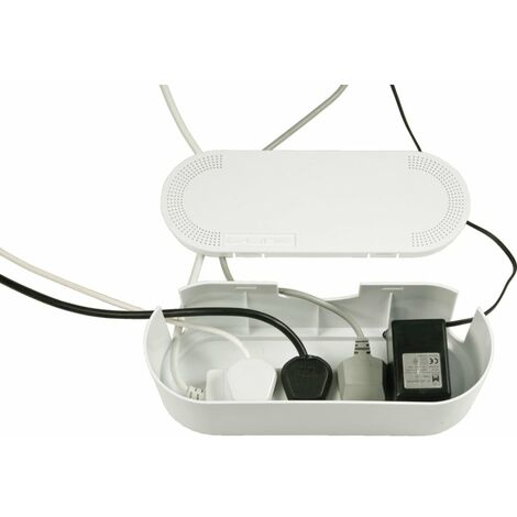 Cable Tidy White 420 x 160 x 135mm