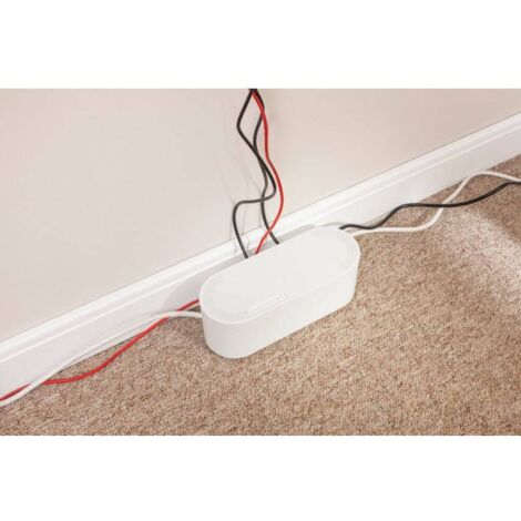 Cable Tidy White 420 x 160 x 135mm