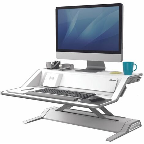 Fellowes Fellowes Lotus DX Sit Stand Workstation White 8081101