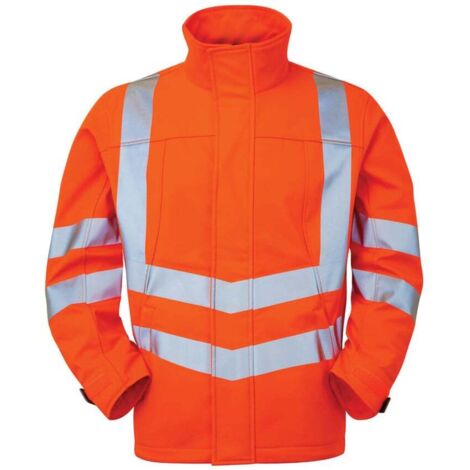 Pulsar PR535 Soft Shell Hi-Vis Jacket Orange (M)