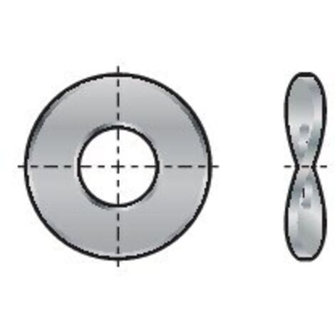 Qualfast M6 Wave Spring Washer - A2 Stainless Steel DIN 137B- you get 50