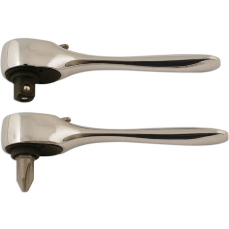 Laser Tools Micro Ratchet Set 1/4"D 2-Piece