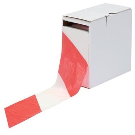ValueX Barrier Tape 75mm x 500m Red/White