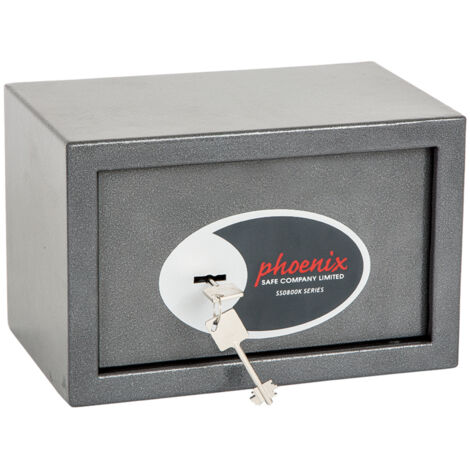 Phoenix Phoenix Home and Office Size 1 Security Safe Key Lock Graphite ...