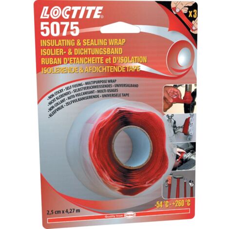 Loctite 5075 Red Insulating & Sealing Wrap Tape - 25mm x 4.27M