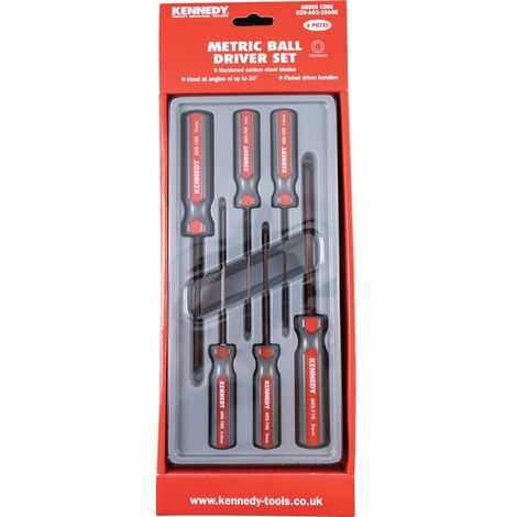 Kennedy Metric Hexagon Ball Driver Set (6 Piece)
