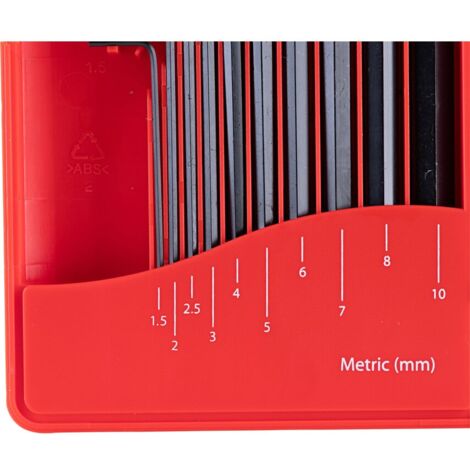 Kennedy Combination Long Arm B/Ptmm/Af Hex Key Set 20 Piece