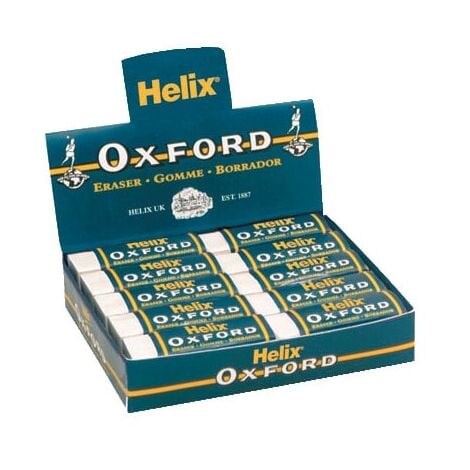 Helix Oxford Sleeved Eraser Large (Pack-20)