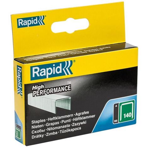 Rapid 140/10MM Galvanised Staples (Pack-2000)